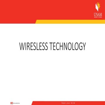 WIRESLESS TECHNOLOGY I Applications.pptx