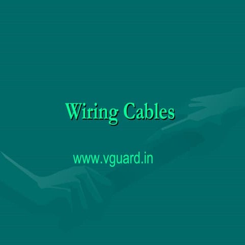 Wiring cables | V-Guard | Voltage Stabilizer|Wiring Cables|Pumps amd ...