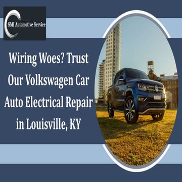 Wiring Woes Trust Our Volkswagen Car Auto Electrical Repair in ...