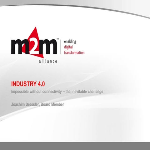 M2M - Machine to Machine Technology | PPTX