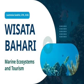 Materi Kuliah Wisata Bahari Semester II Tahun 2025 | PPTX