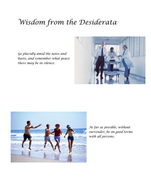 Desiderata | PPTX