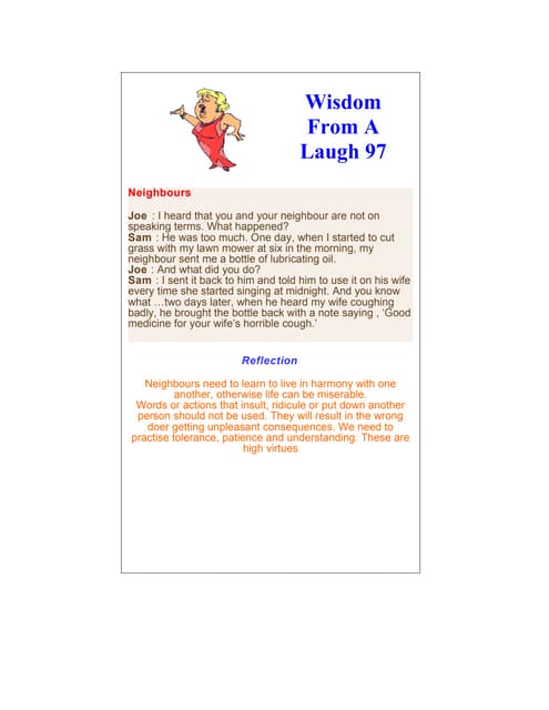 Story To Reflect Upon 81, 82 | DOC