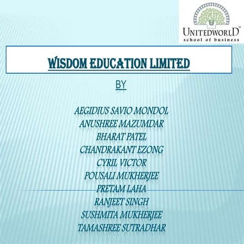Wisdom Education Limited | PPTX