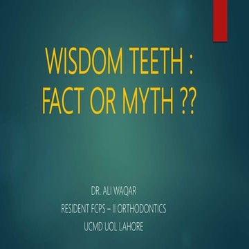 Wisdom teeth | PPT
