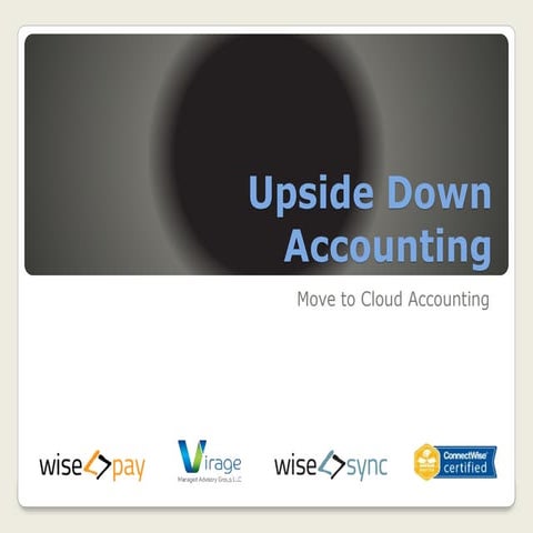 Wise-Sync - Upside Down Accounting | PPTX | Credit Cards | Personal Debt