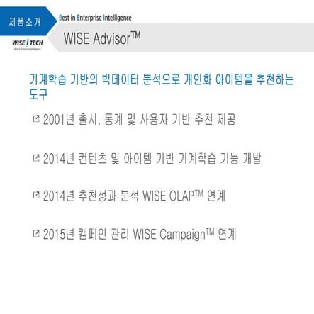 제품소개 Wise Advisor | PPT