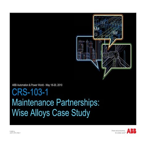 Wise Alloyts Case Study APW | PPT