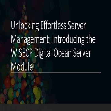 WISECP Module | PPTX