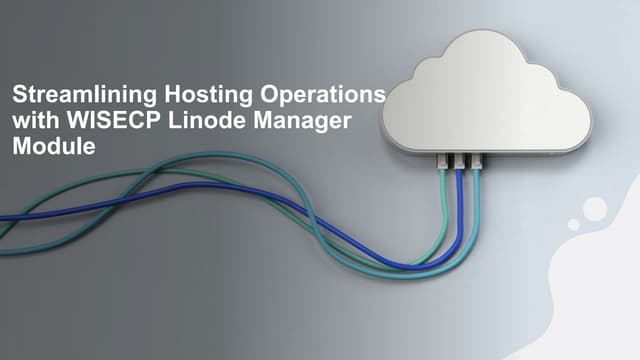 Wisecp Linode Manager Module Ppt
