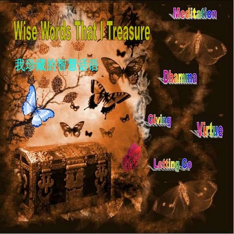 Wise Words That I Treasure (English & Chinese).ppt