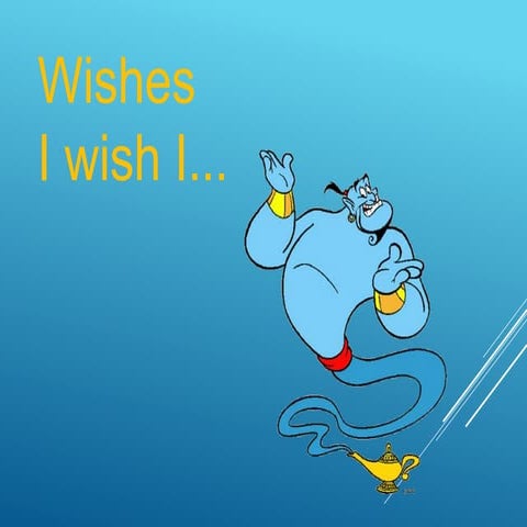 WISH (english class) how to use the Word and examples | PPT