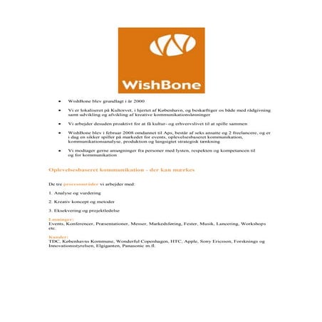 What is WishBone? | DOCX