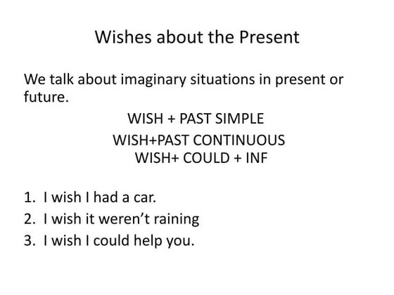Wishes | PDF