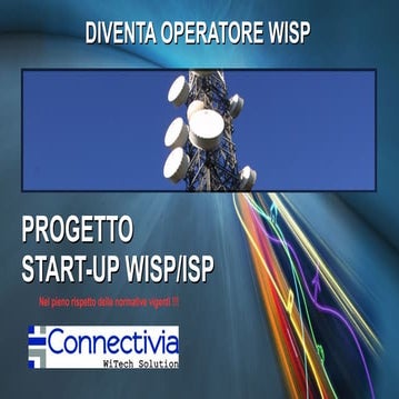 Start-Up WISP (Operatore di Telecomunicazioni Wireless) | ODP
