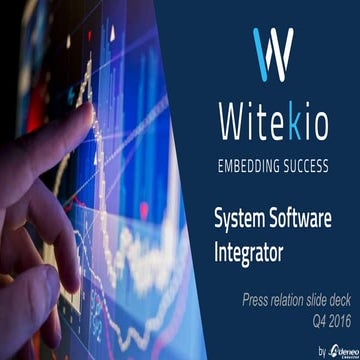 System Software Integration, Witekio | PPTX