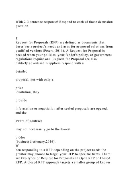 Types of Proposals | PPTX | Business | Business and Finance