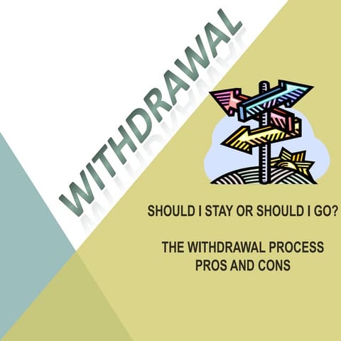 Withdrawal Process | PPSX | Student Financial Aid | Financial Assistance