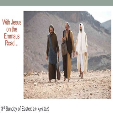 With Jesus on the Emmaus Road 230423 Holy Light LC.pptx