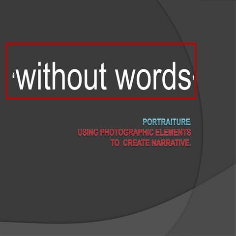 Without words powerpoint | PPTX