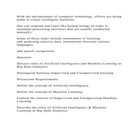 With the advancement of computer technology, efforts are being made .docx