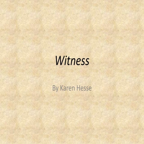 Witness | PPTX