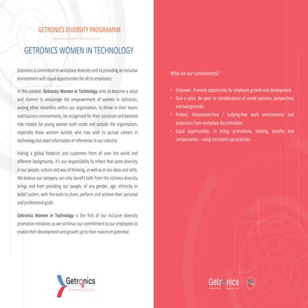 GETRONICS WOMEN IN TECHNOLOGY | PDF