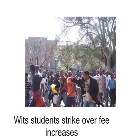 Wits University students strike | PPT