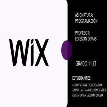 WIX, pagina web hecha en casa con animaciones.pptx