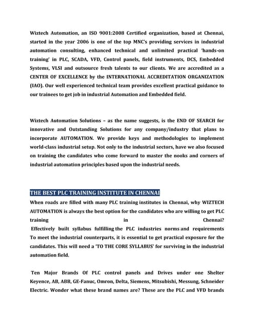 Automation Training | PDF | Mechanical and Industrial Engineering ...