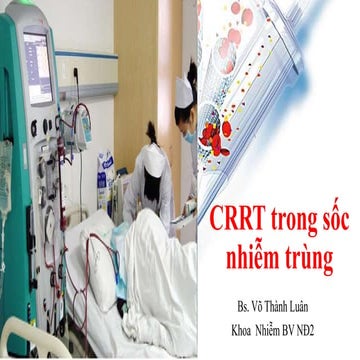 CRRT TRONG SỐC NHIỄM TRÙNG | PPTX