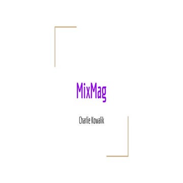 A Case Study of Mixmag | DOCX