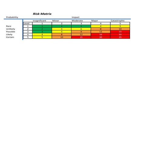 Risk matrix | PDF