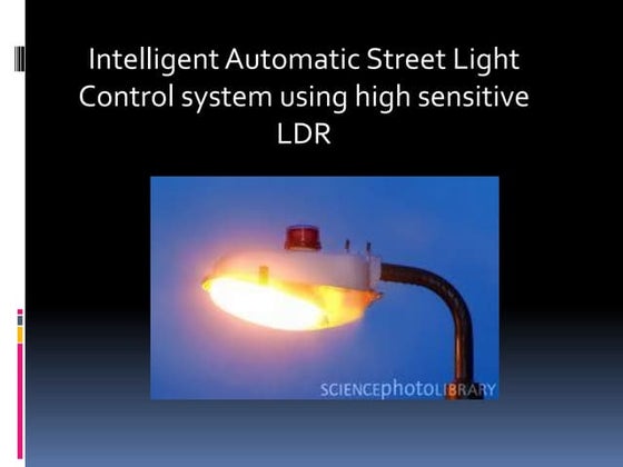 Presentation of automatic street light | PPT