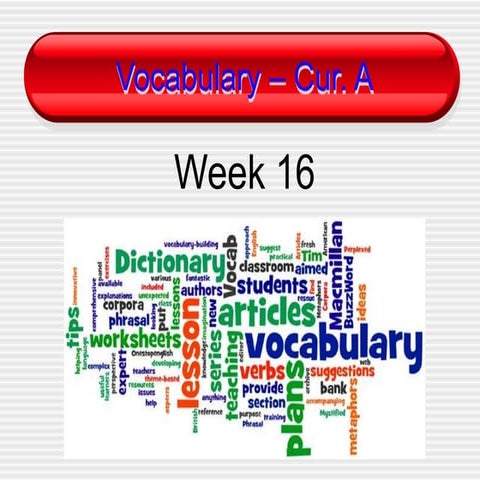 Wk 16 vocab ch 23 31 | PPT