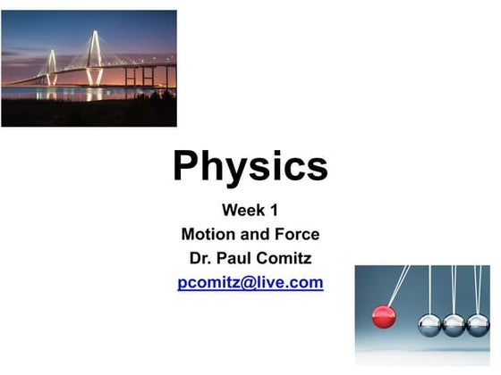 Force and Motion Review ppt | PPTX | Physics | Science