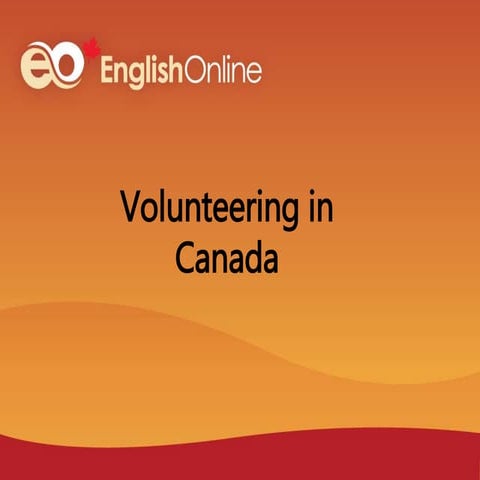 Week 1_Volunteering in Canada | PPTX