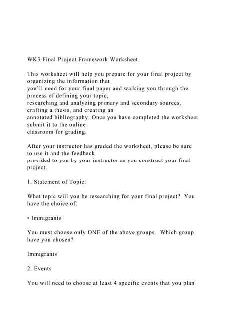 Assignment 2 Statement of Cash Flows Analysis and Final Project W.docx