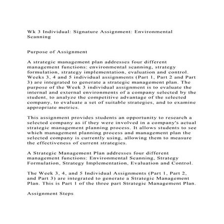 Wk 3 Individual Signature Assignment Environmental Scanning.docx