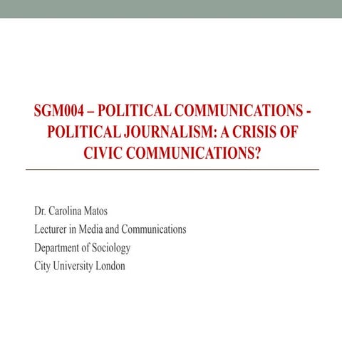 Wk8 - Political Journalism | PPT