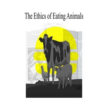 The Ethics of Eating Animals | PPTX