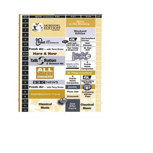 Wku npr program guide | DOCX