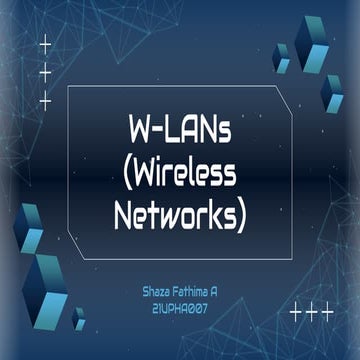 Wlan architecture | PPTX