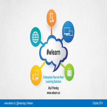 #wlearn - Enterprise Peer-to-Peer Learning Platform | PDF