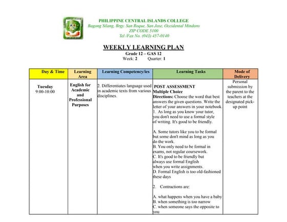 ENGLISH QUARTER TWO (2) WEEK TWO (2).docx