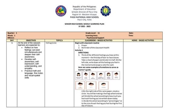 Lesson Plan Eng 9 Sensory images | DOC