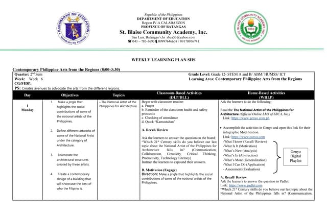 Hoa 4 - Philippine Architecture 1 | PDF