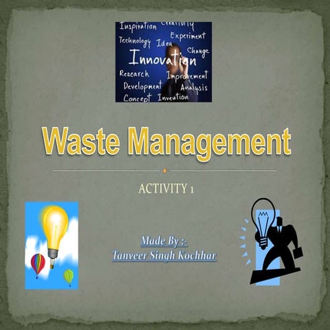 Waste Management | PPTX
