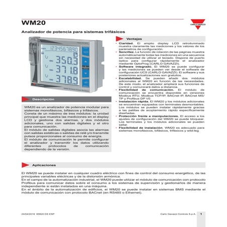 Wm20 ds esp | PDF