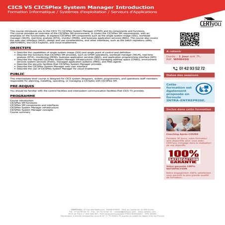 Wm845 g formation-cics-v5-cicsplex-system-manager-introduction | PDF